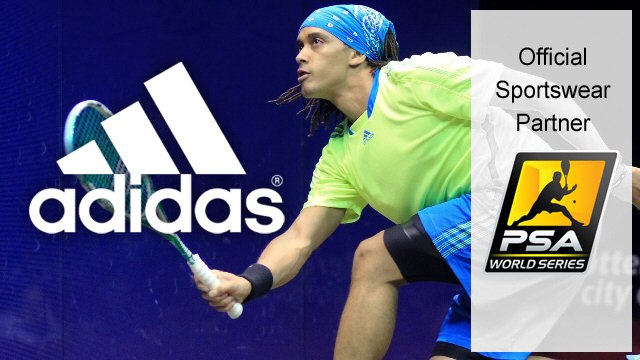 adidas Official Partner of PSA World Tour - PSA Squash Tour