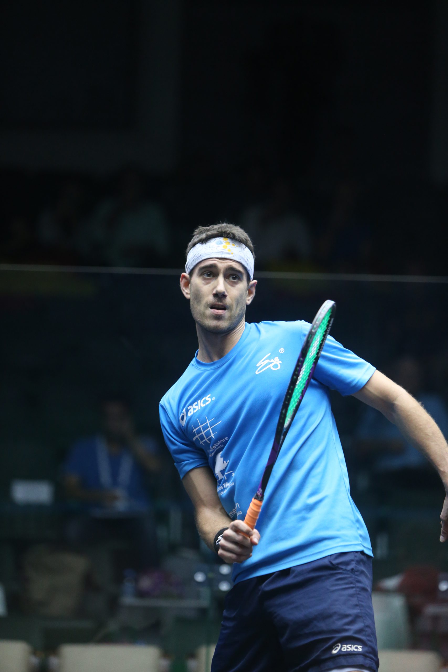 Golan Into Canary Wharf Quarters - PSA Squash Tour