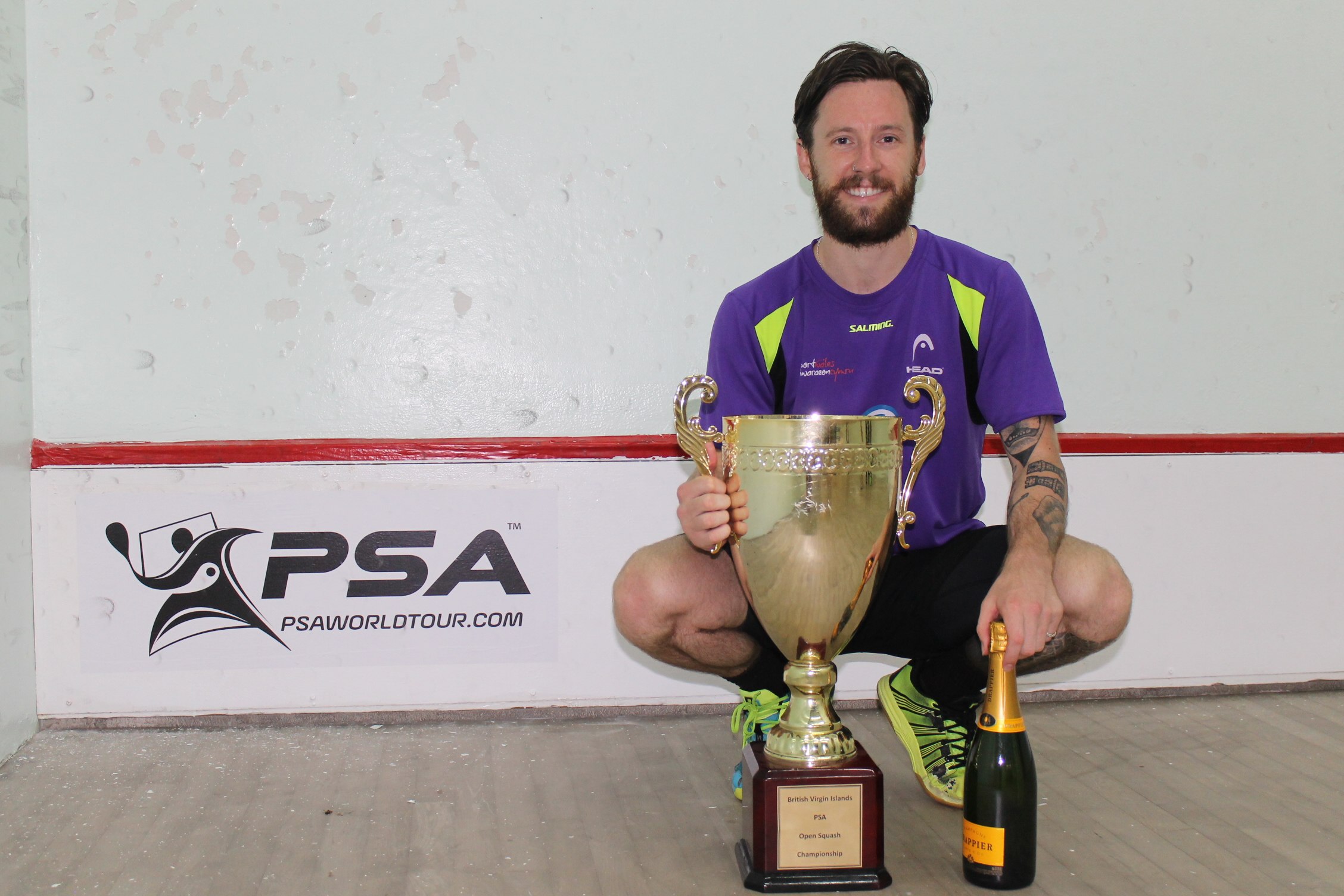 Creed Retains BVI Open Crown - PSA Squash Tour