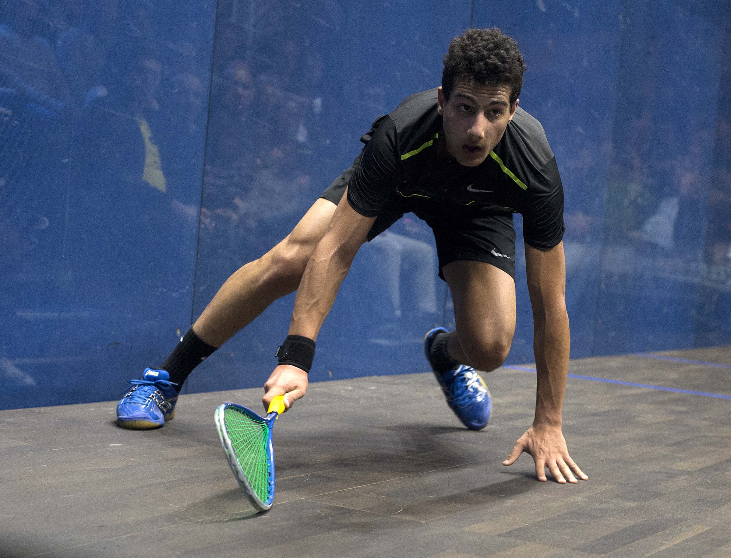 Hesham Out of Canary Wharf Classic - PSA Squash Tour