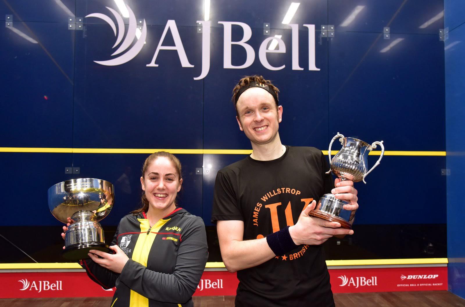 Willstrop and Evans capture British National titles - PSA Squash Tour