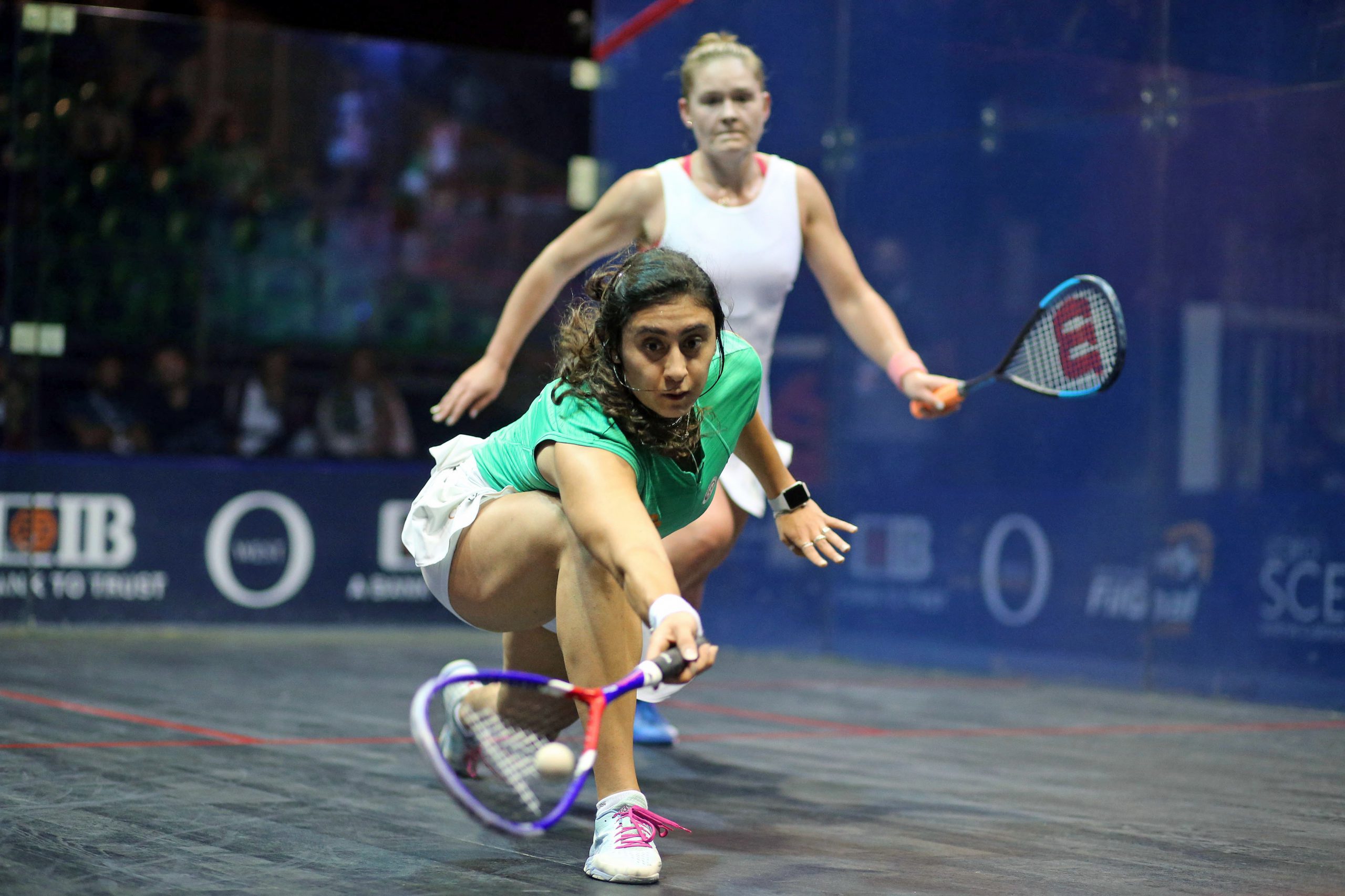Women's Worlds: El Sherbini Eases Past Naughton - PSA Squash Tour