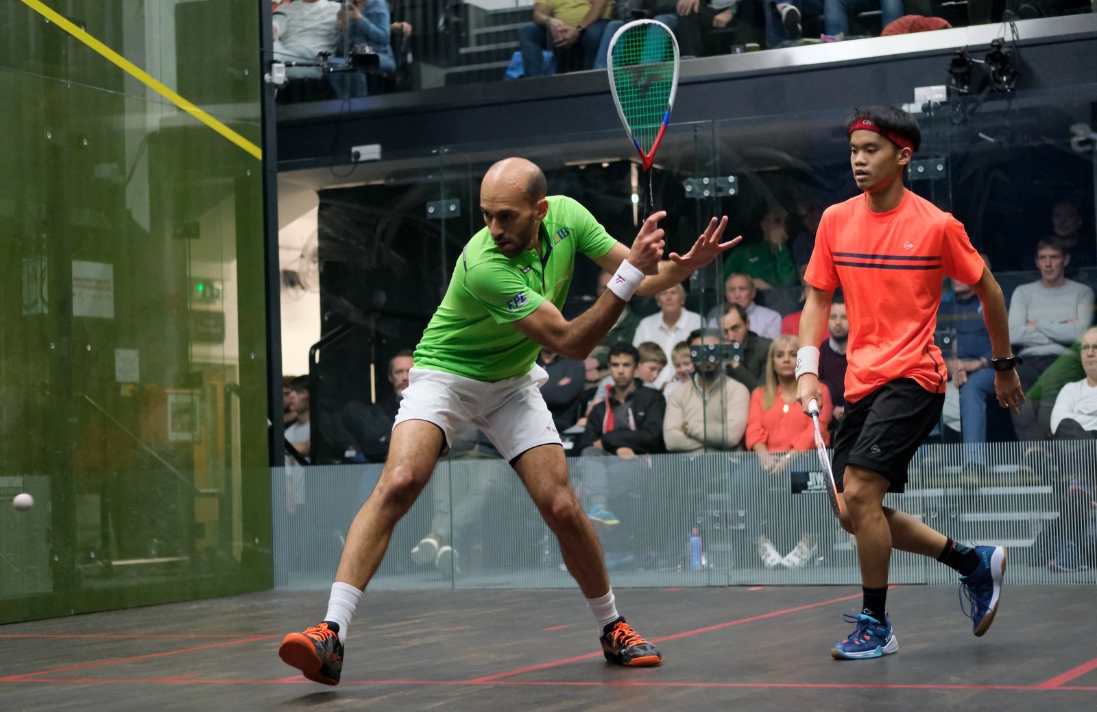Channel VAS RD2: ElShorbagy Battles Past Eain Yow - PSA Squash Tour