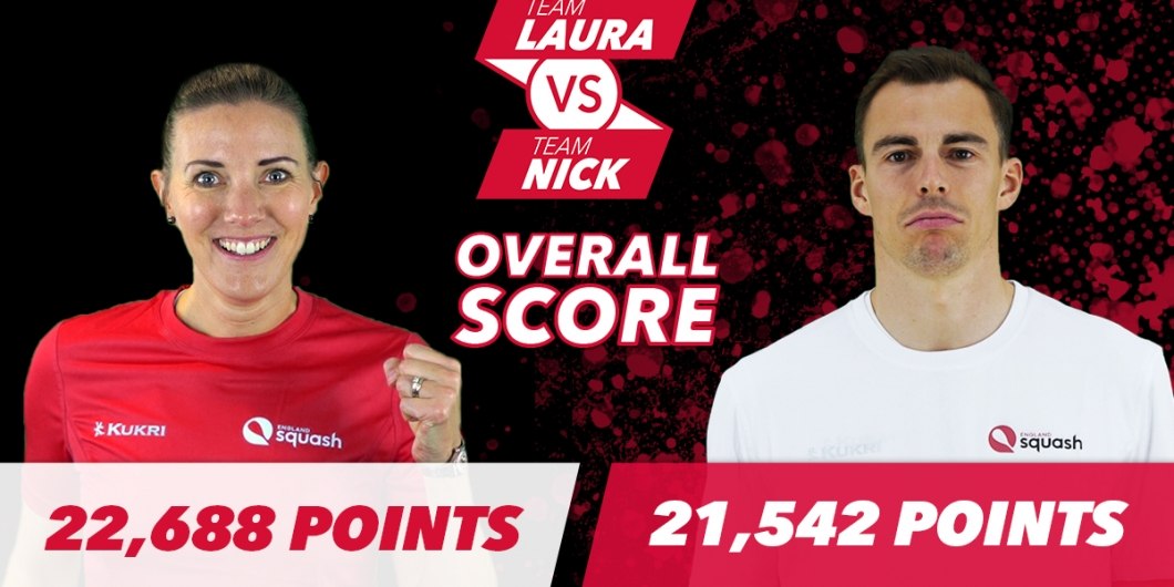 Team Laura vs Team Nick: Massaro's lead passes 100 points - PSA Squash Tour