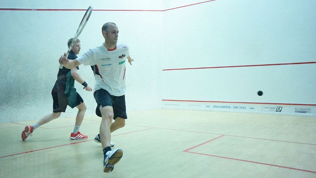 Mueller Makes Grasshopper Cup Quarters - PSA Squash Tour