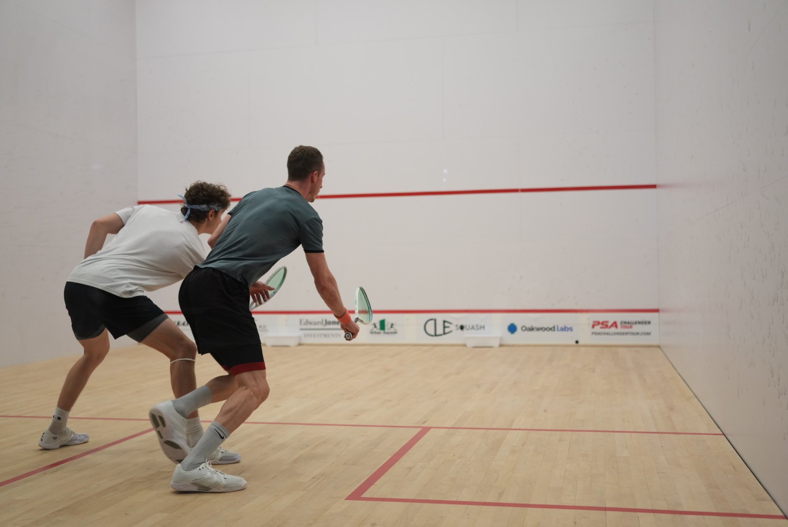 Cleveland SC Open RD1: American Trio Through - PSA Squash Tour