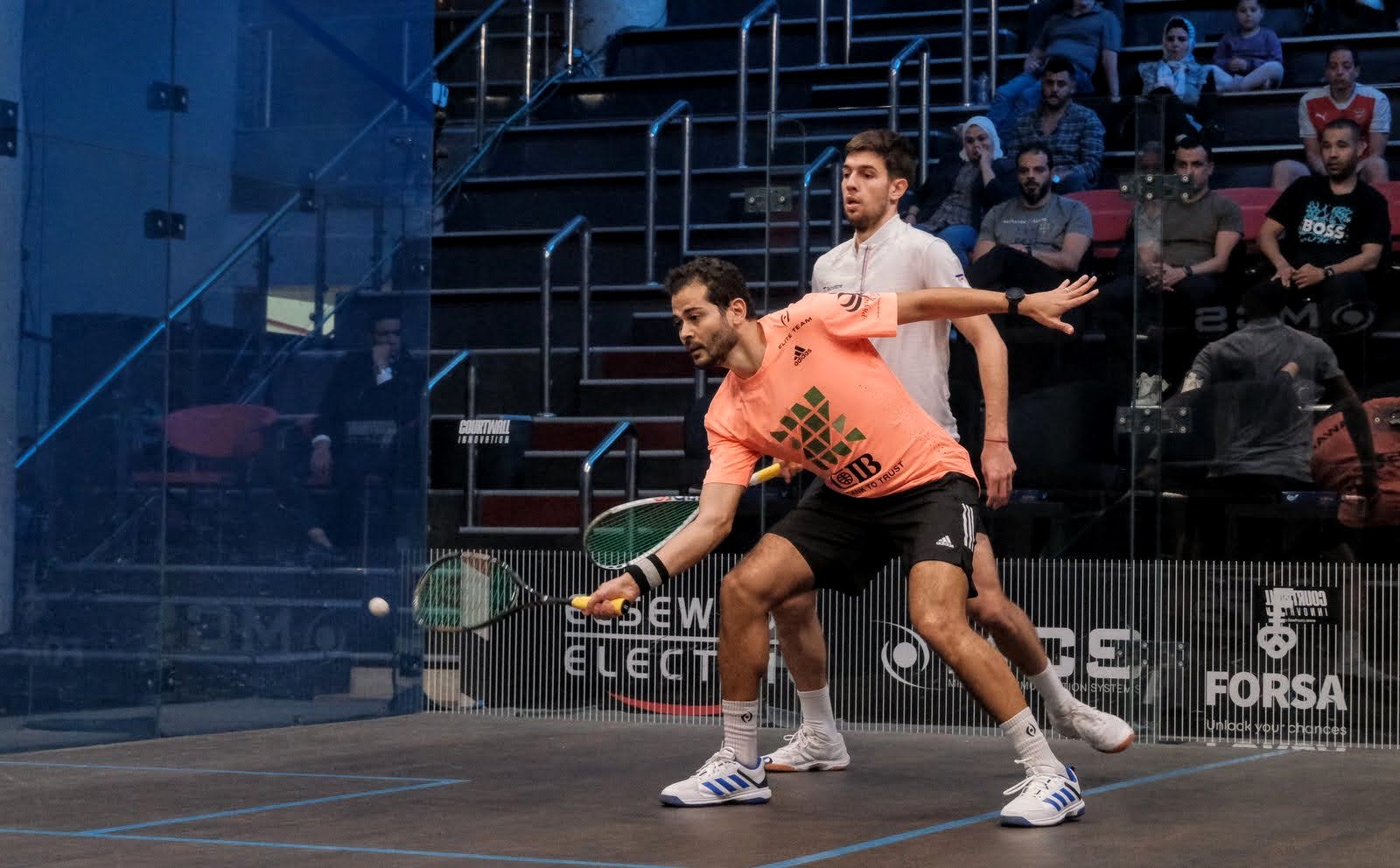 Gawad Makes Triumphant Return to Action - PSA Squash Tour