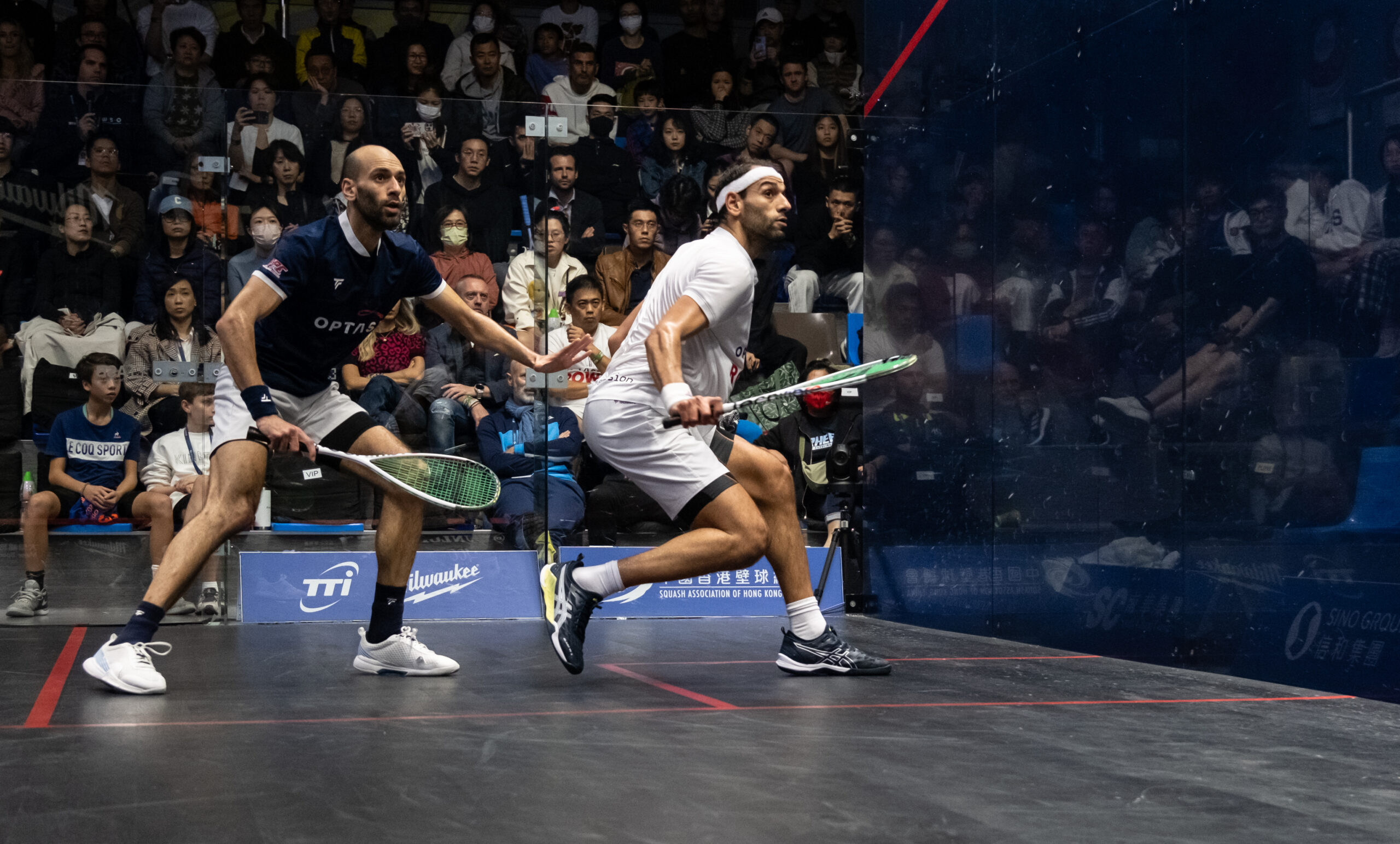 Mohamed ElShorbagy Fights Through Pain Barrier To Defeat Brother Marwan ...