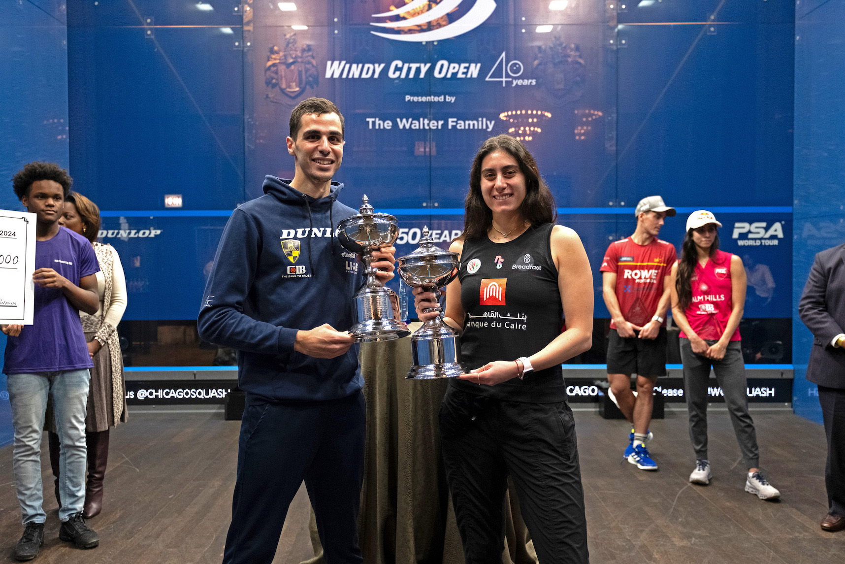 World No.1s Farag and El Sherbini Claim Windy City Open Titles - PSA ...