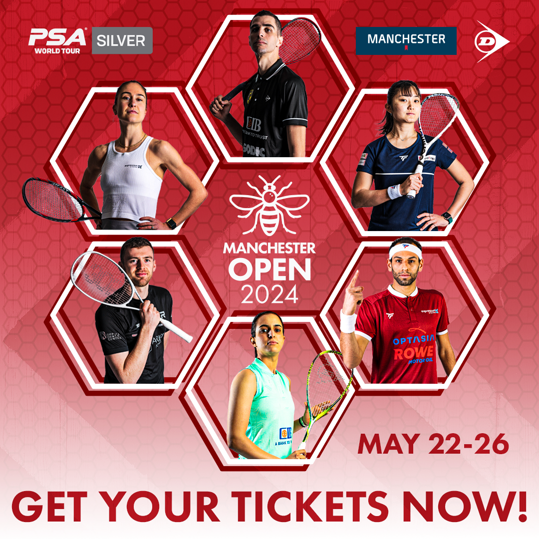 Tickets on Sale for 2024 Manchester Open – Manchester Open Squash